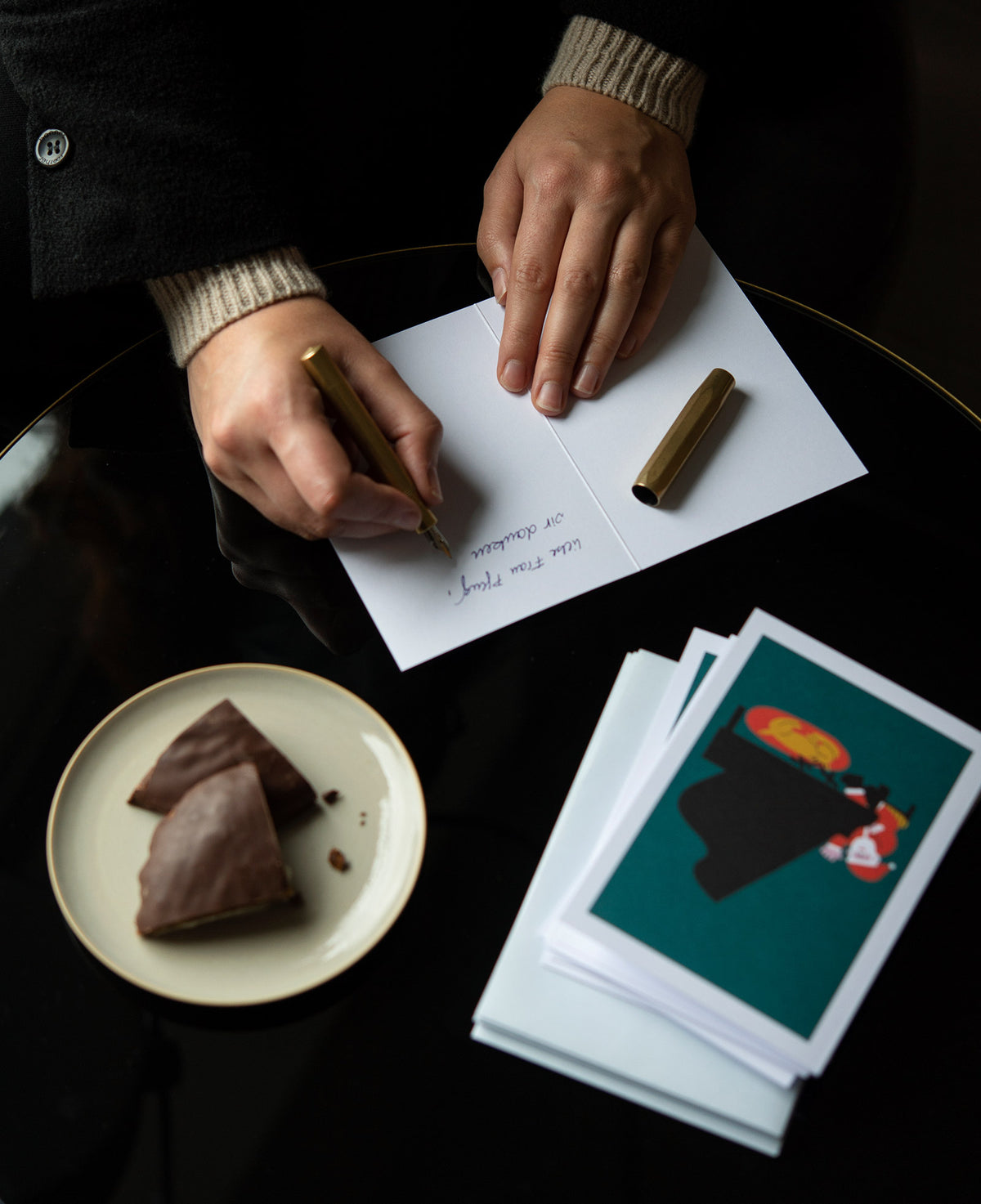 Christmas greeting card set "Piano" | Pfeffer & Frost