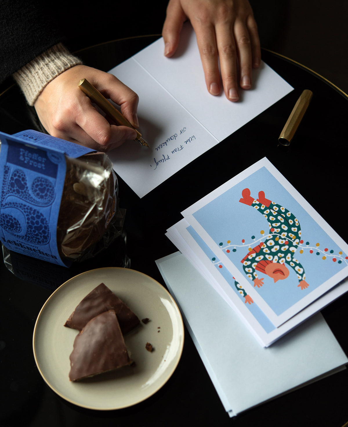 Christmas greeting card set "Pyjama" | Pfeffer & Frost