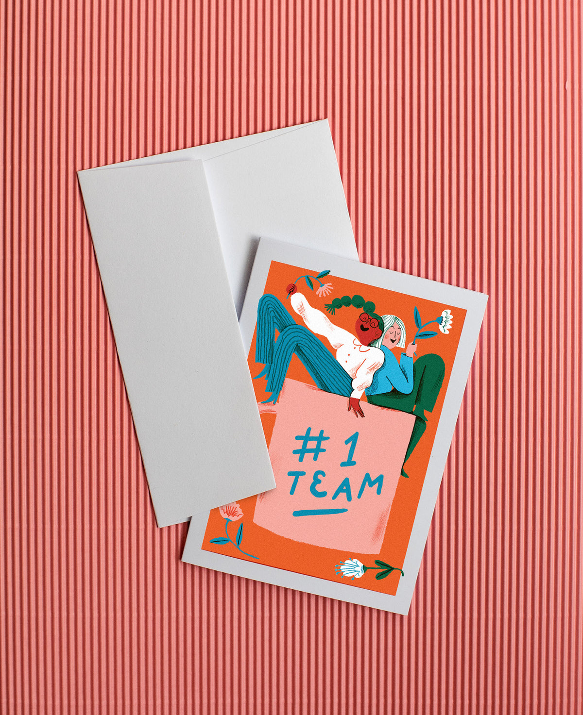 Greeting card set "Team No.1" for the best colleagues | Pfeffer & Frost
